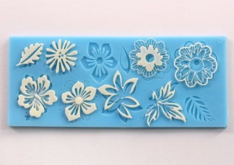 Flower Lace Silicone Fondant Icing Mould Wedding Cake Mold - Etsy Canada
