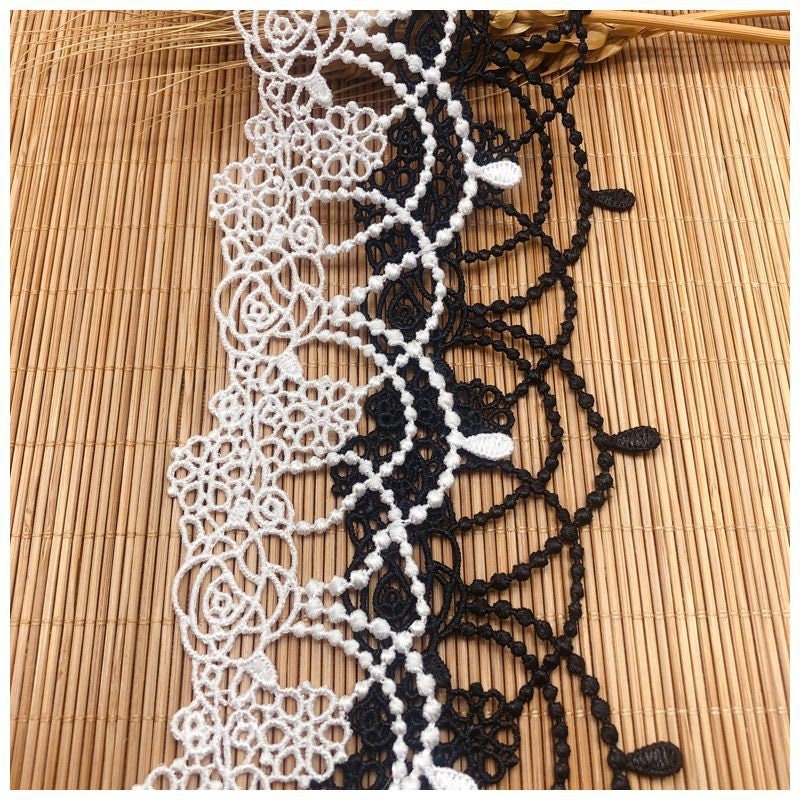 Gothic Art Deco Fine Delicate LACE TRIM Sewing Ribbon Craft Dress C35 ...