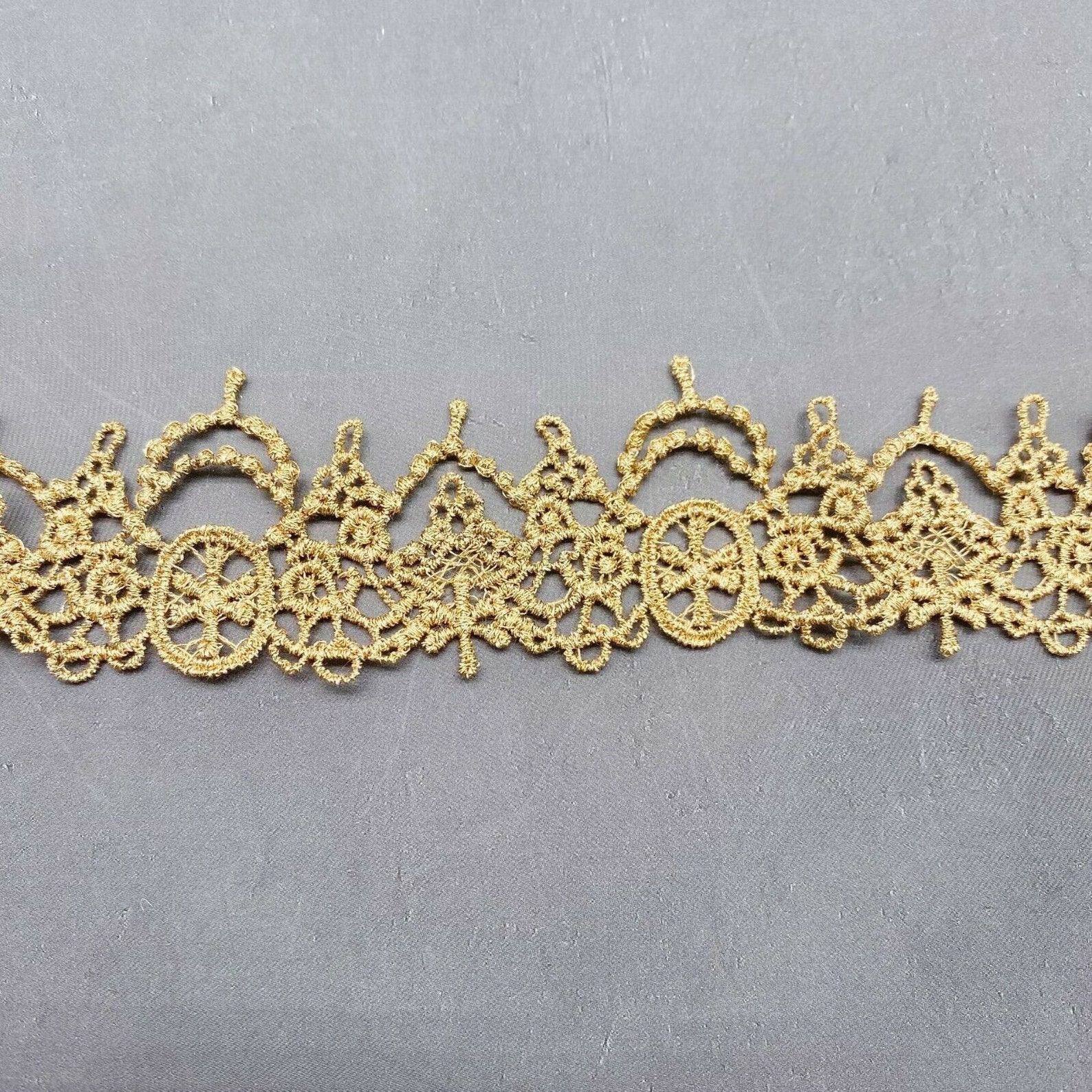 Gothic Fine Embroidered LACE TRIM Sewing Ribbon Craft Bridal | Etsy