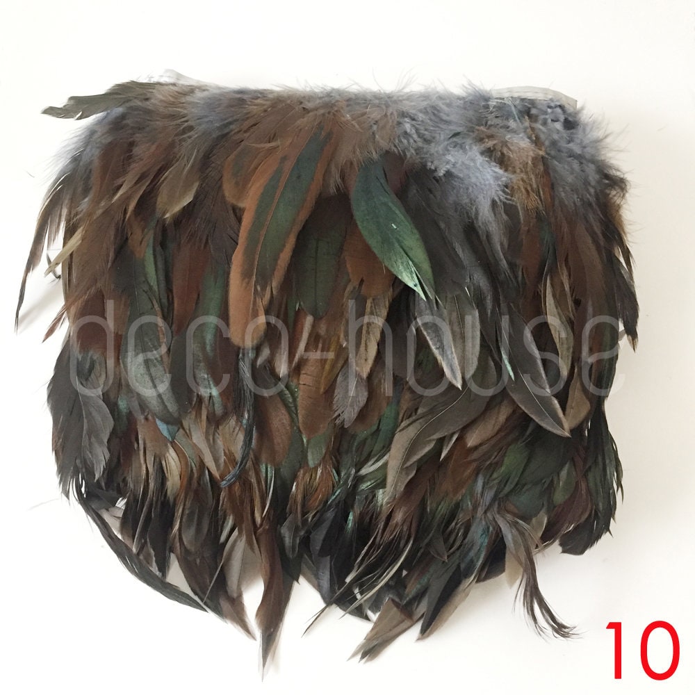 Hahn Seltene Hackle Federn Coque Fringe Craft Trim Nähen Kostüm ...
