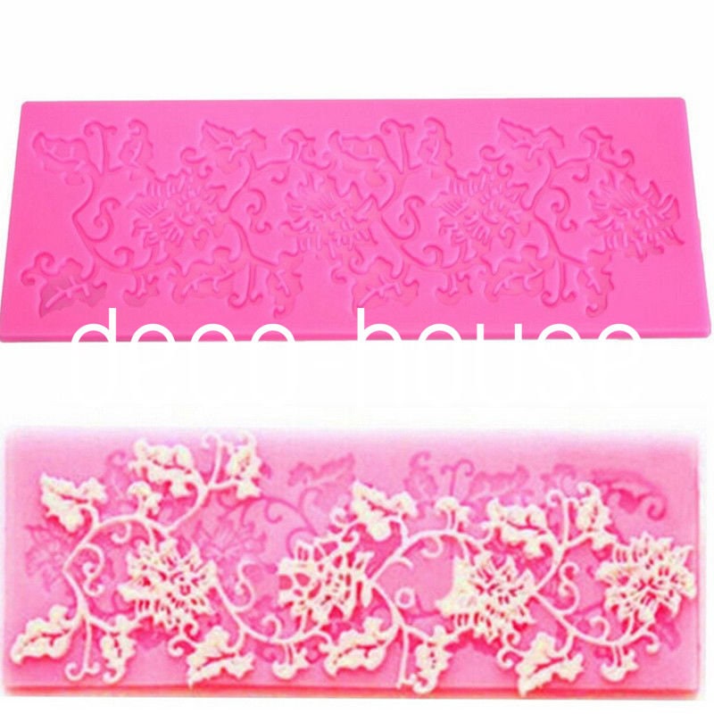 Flower Lace Silicone Fondant Icing Mould Wedding Cake Mold - Etsy Canada