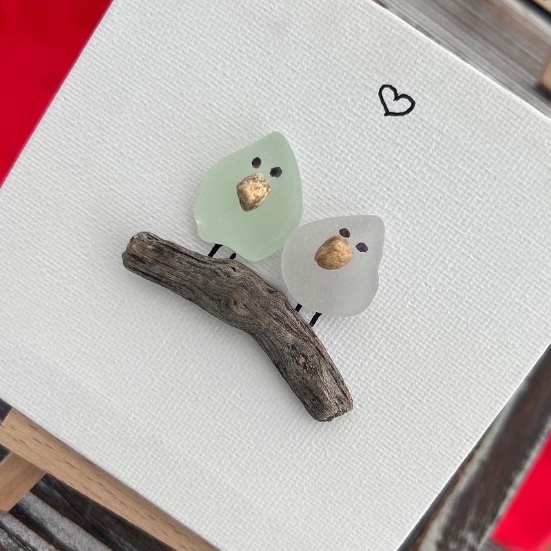 Seaglass Hummingbird - Etsy