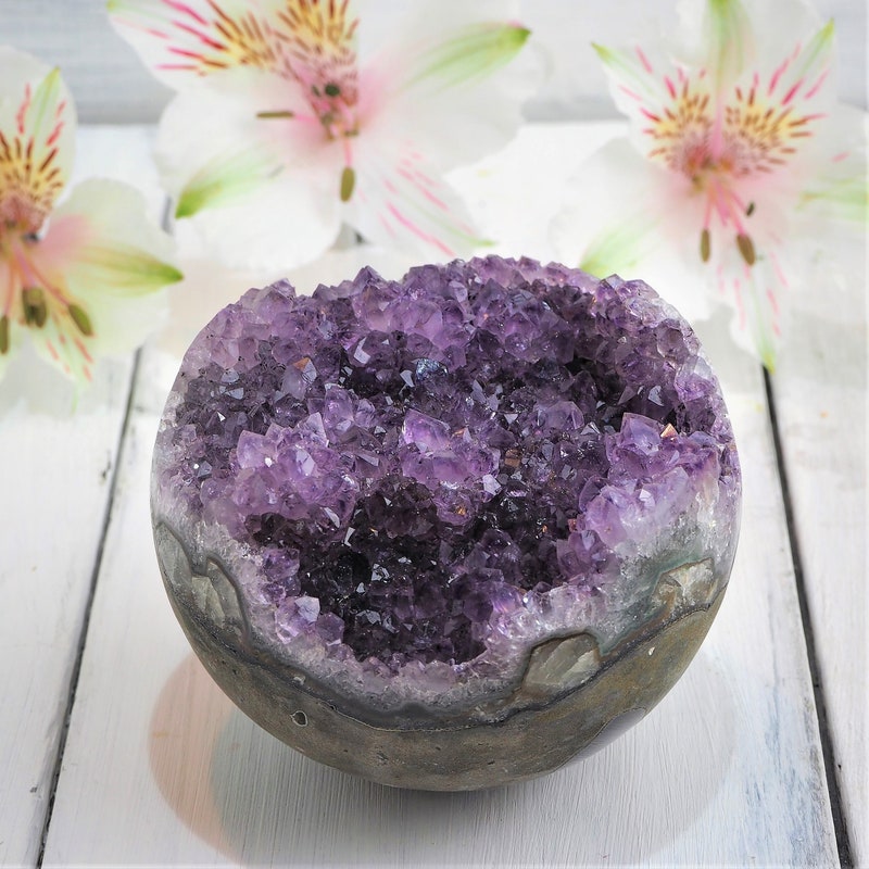 Amethyst Geode - Etsy