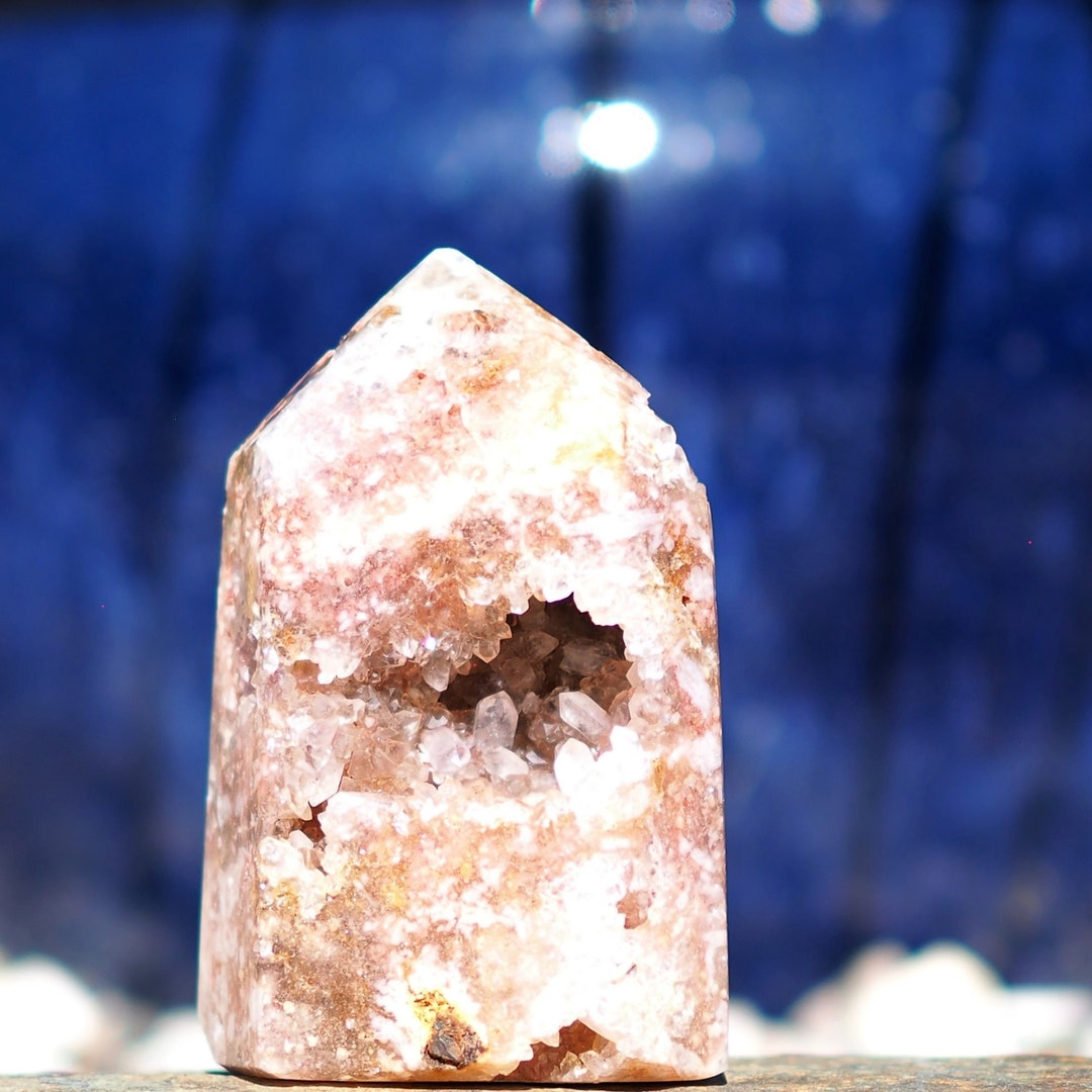 Brazilian Pink Amethyst Geode Tower 10 - Etsy