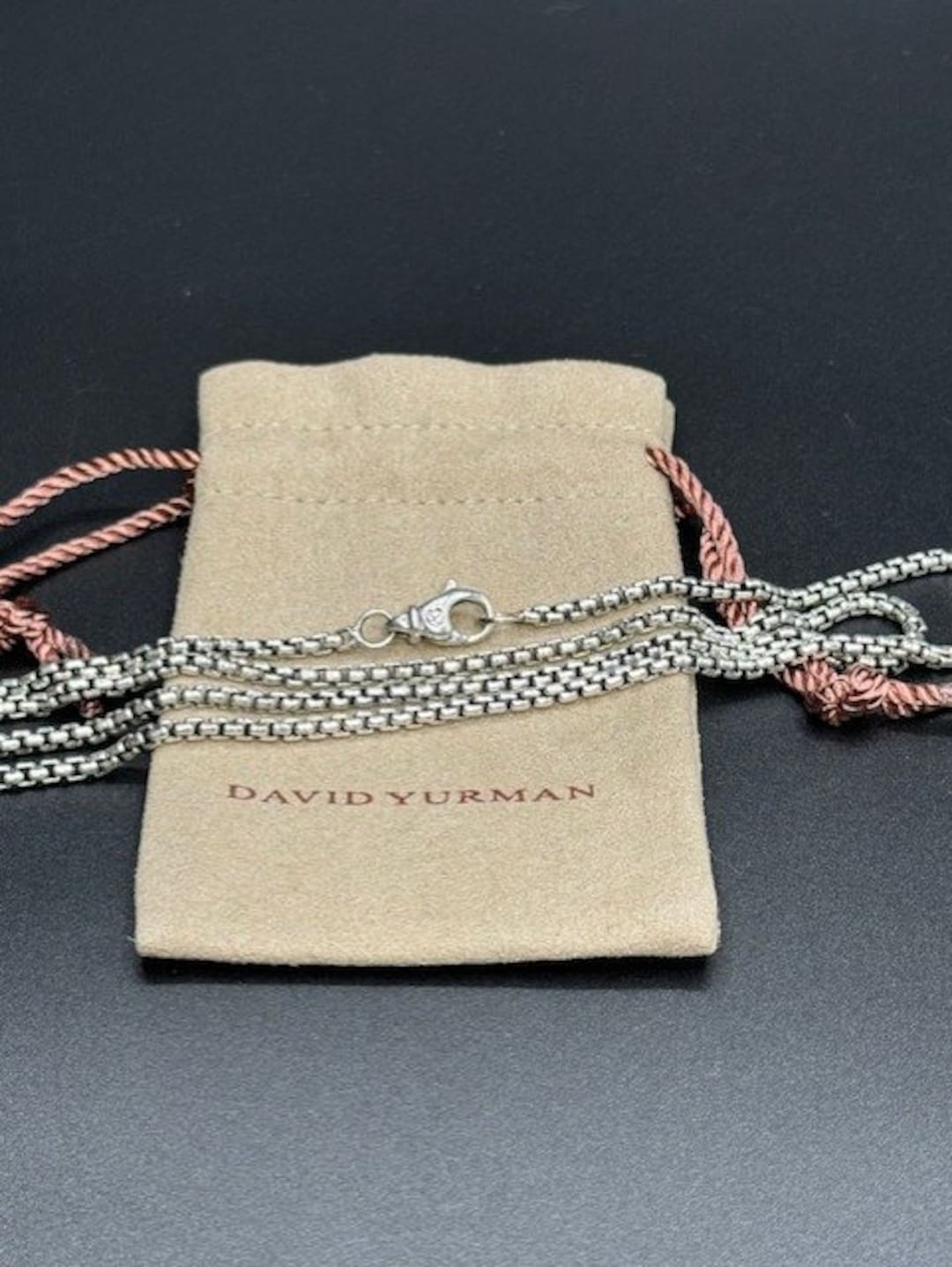 David Yurman Necklace Box Chain 2.7mm 24l - Etsy