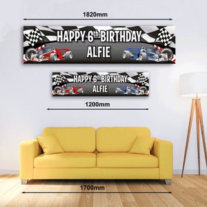 Personalised Banner Grand Prix Paper or Vinyl - Etsy
