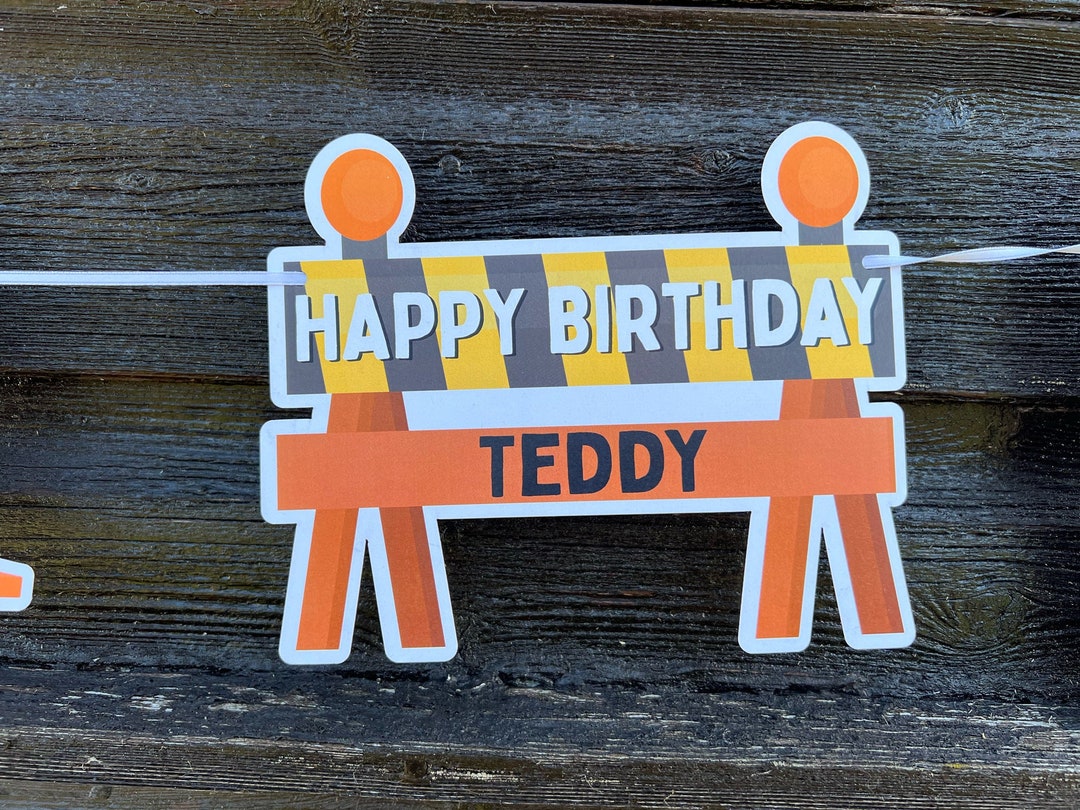 Construction 5m Cut-out Banner With Photo Construction - Etsy