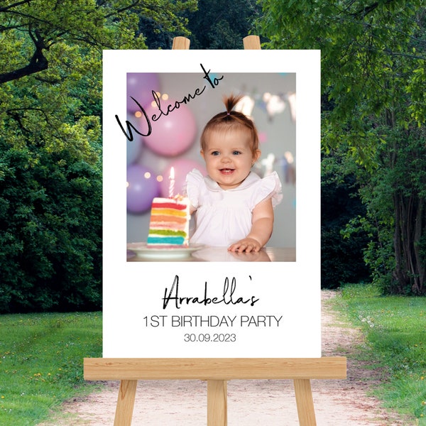 First Birthday Sign - Etsy UK
