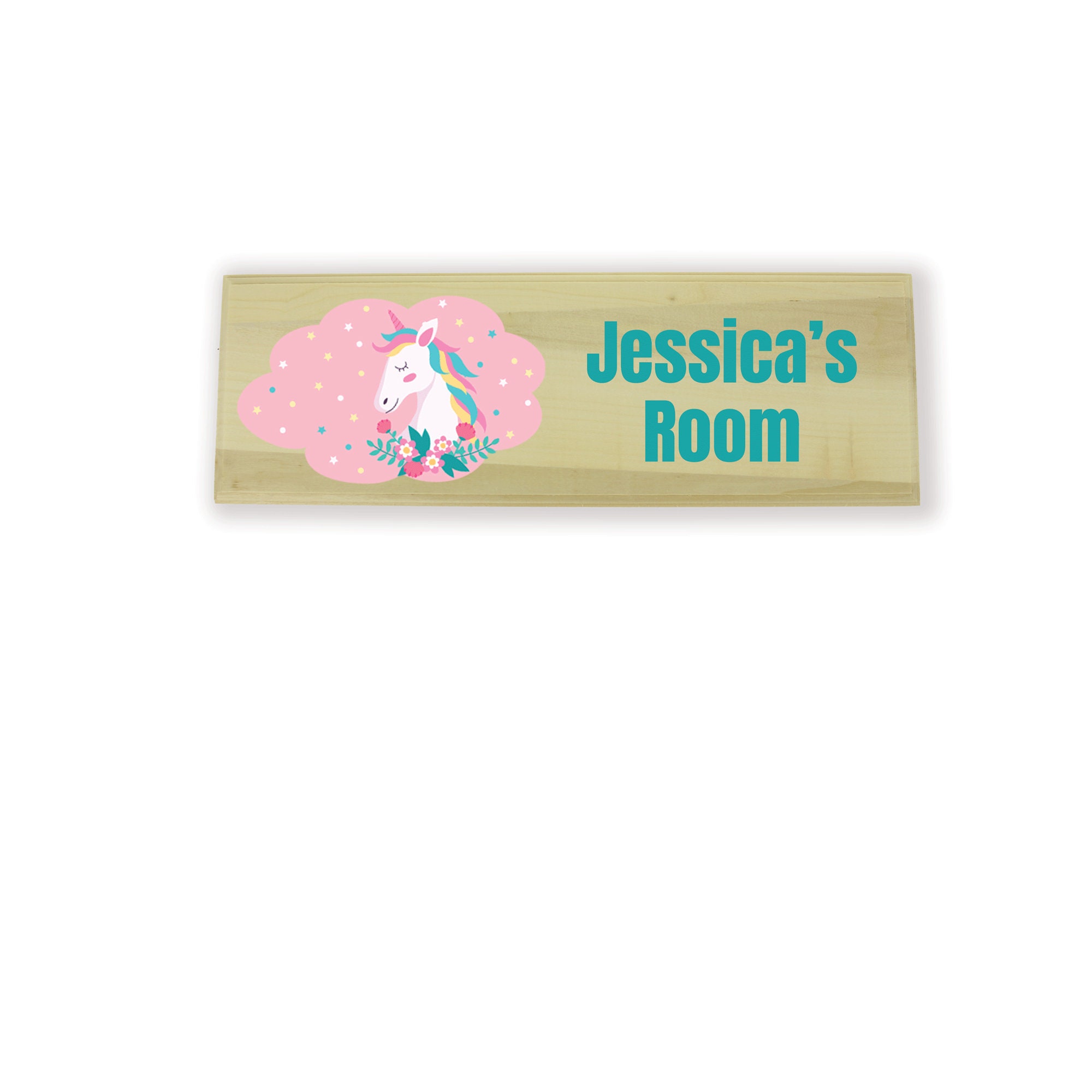Unicorn Door Sign Wooden Bedroom Door Plaque - Etsy