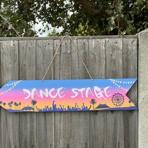 Coachella Style Festival Sign, Party Signs - Etsy UK