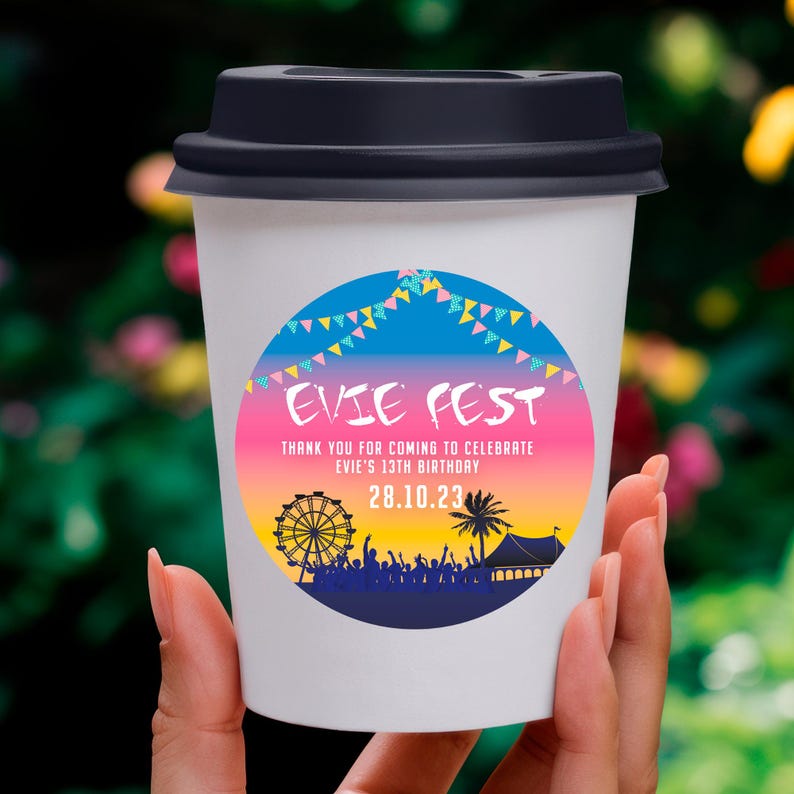 Personalised Festival Stickers, Festival Stickers, Music Festival ...