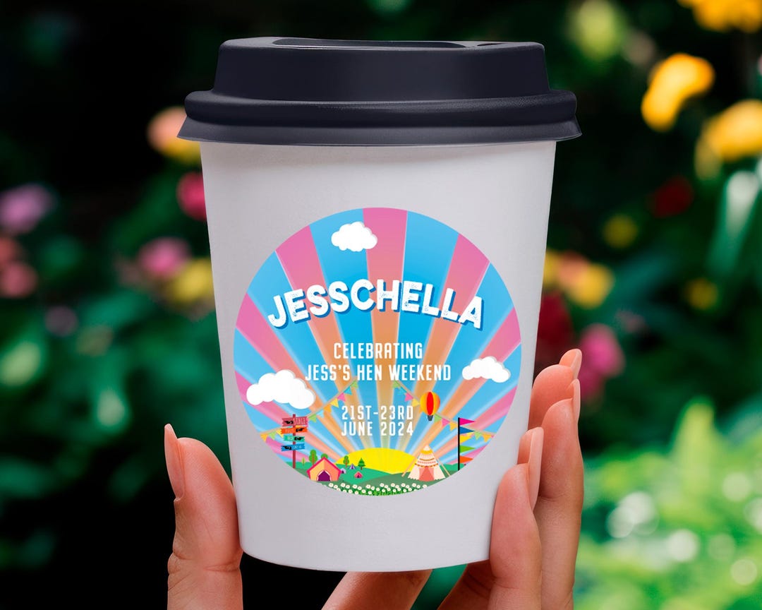 Personalised Festival Camp Stickers, Festival Stickers, Music Festival ...