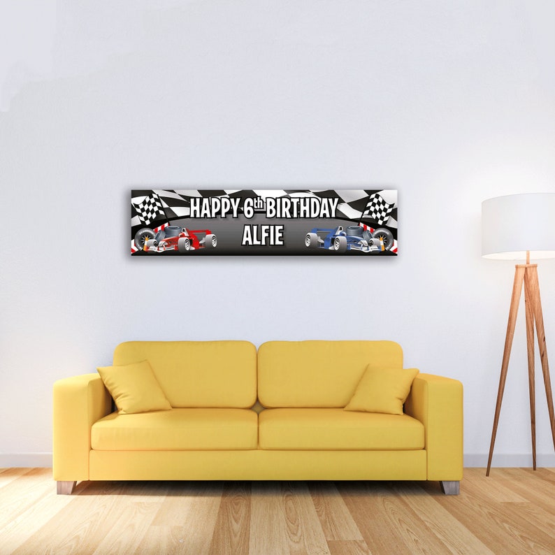 Personalised Banner Grand Prix Paper or Vinyl - Etsy