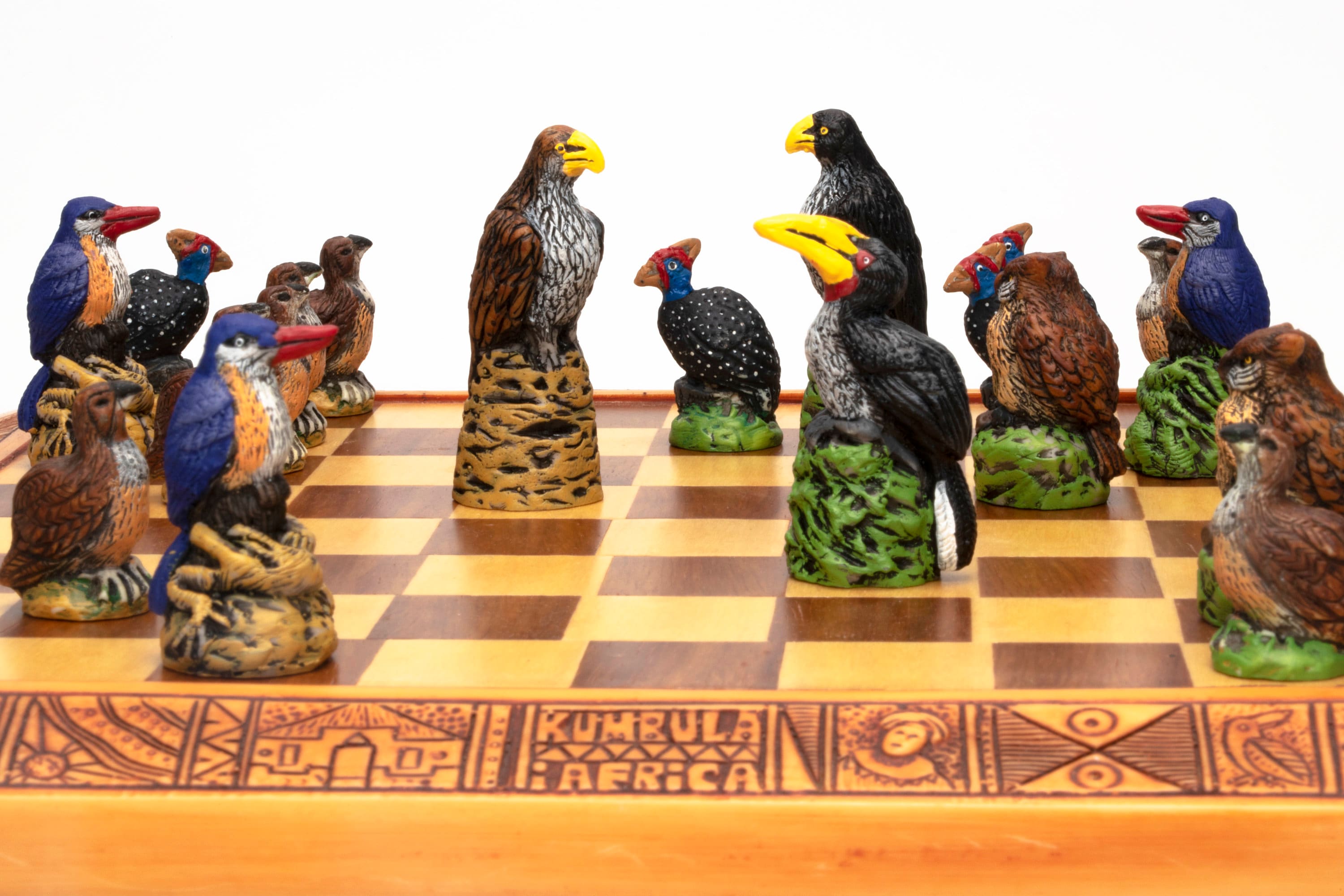 African Bird Chess Set. Perfect Bird Watching Gift for Bird Lovers ...
