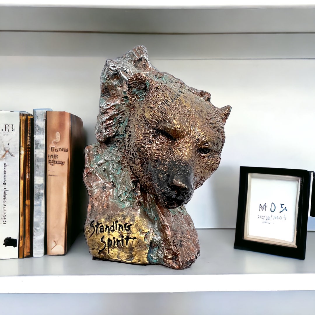 Maiku Collection Bear Sculpture “standing Spirit” Marka Gallery Vintage ...