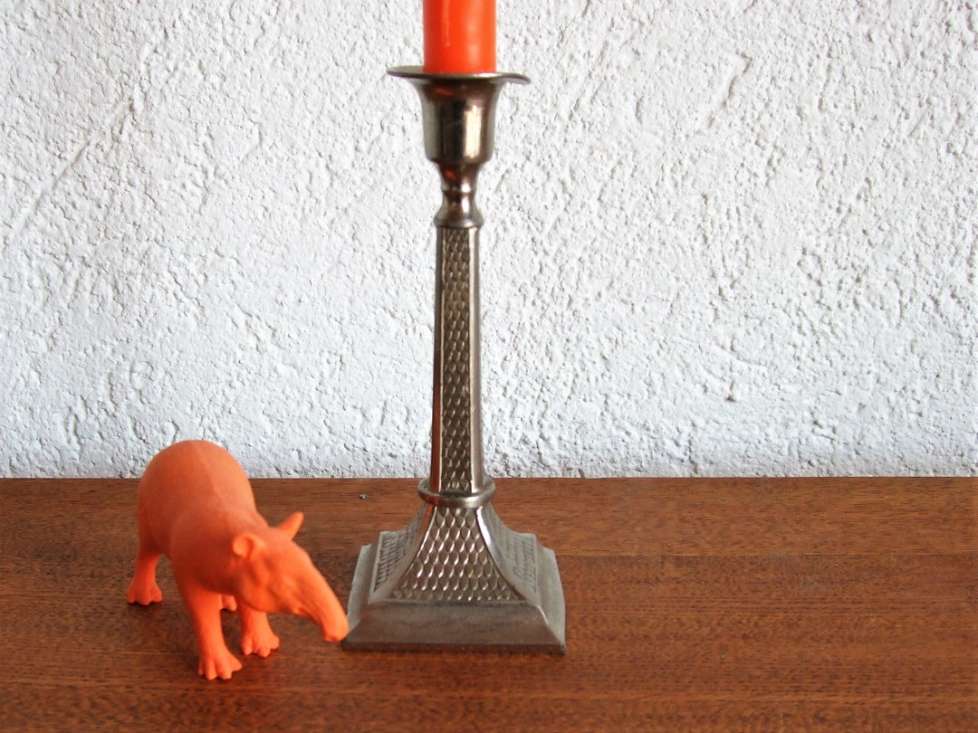 Vintage Candlestick Scale Pattern Silver Plated - Etsy