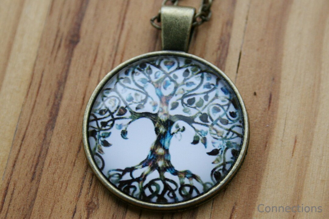 Chain Tree Tree Tree of Life Chain Tree of Life Cabochon Gift - Etsy
