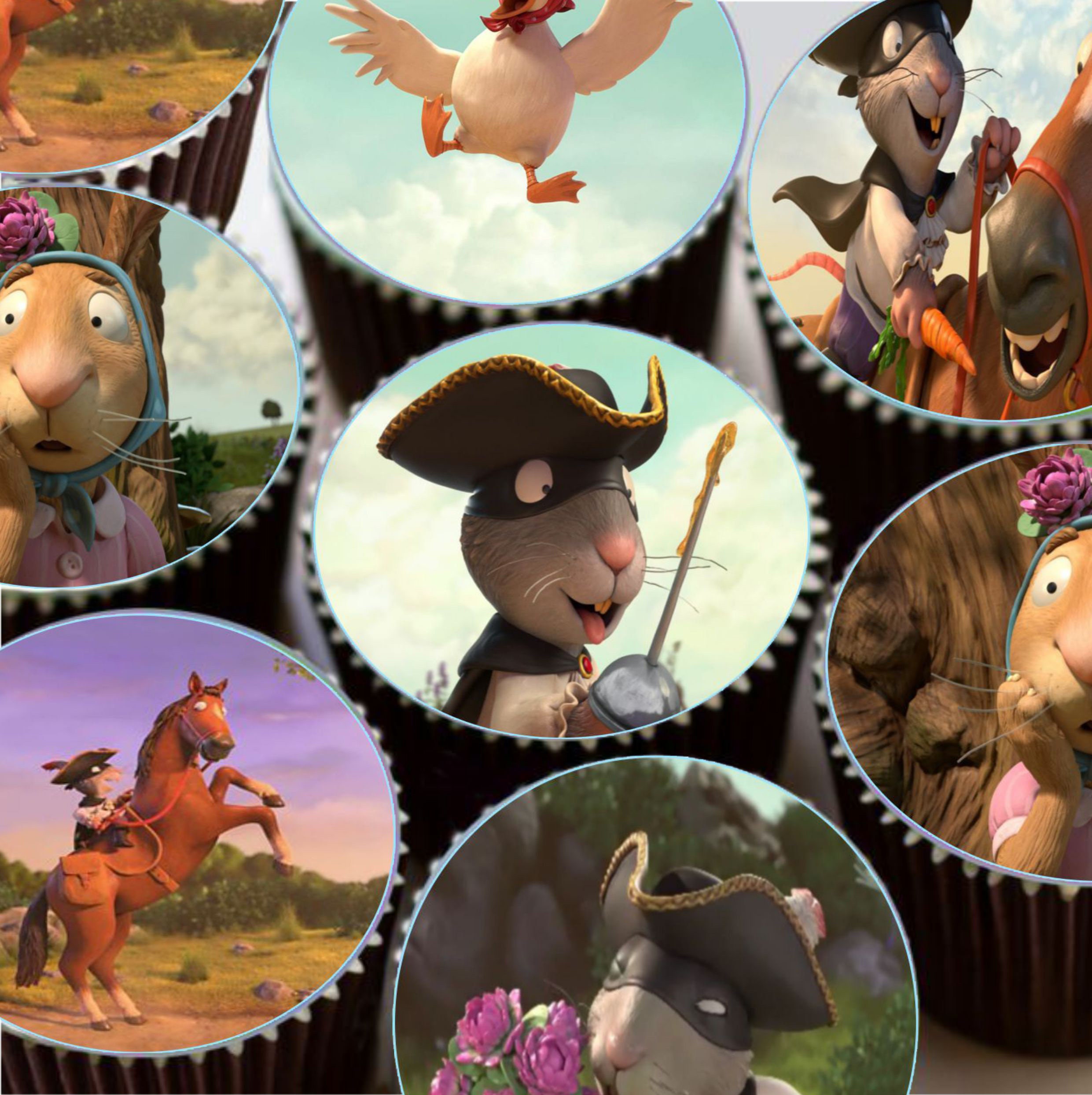 Highway Rat round pre-cut edible cup cake decorations | Etsy