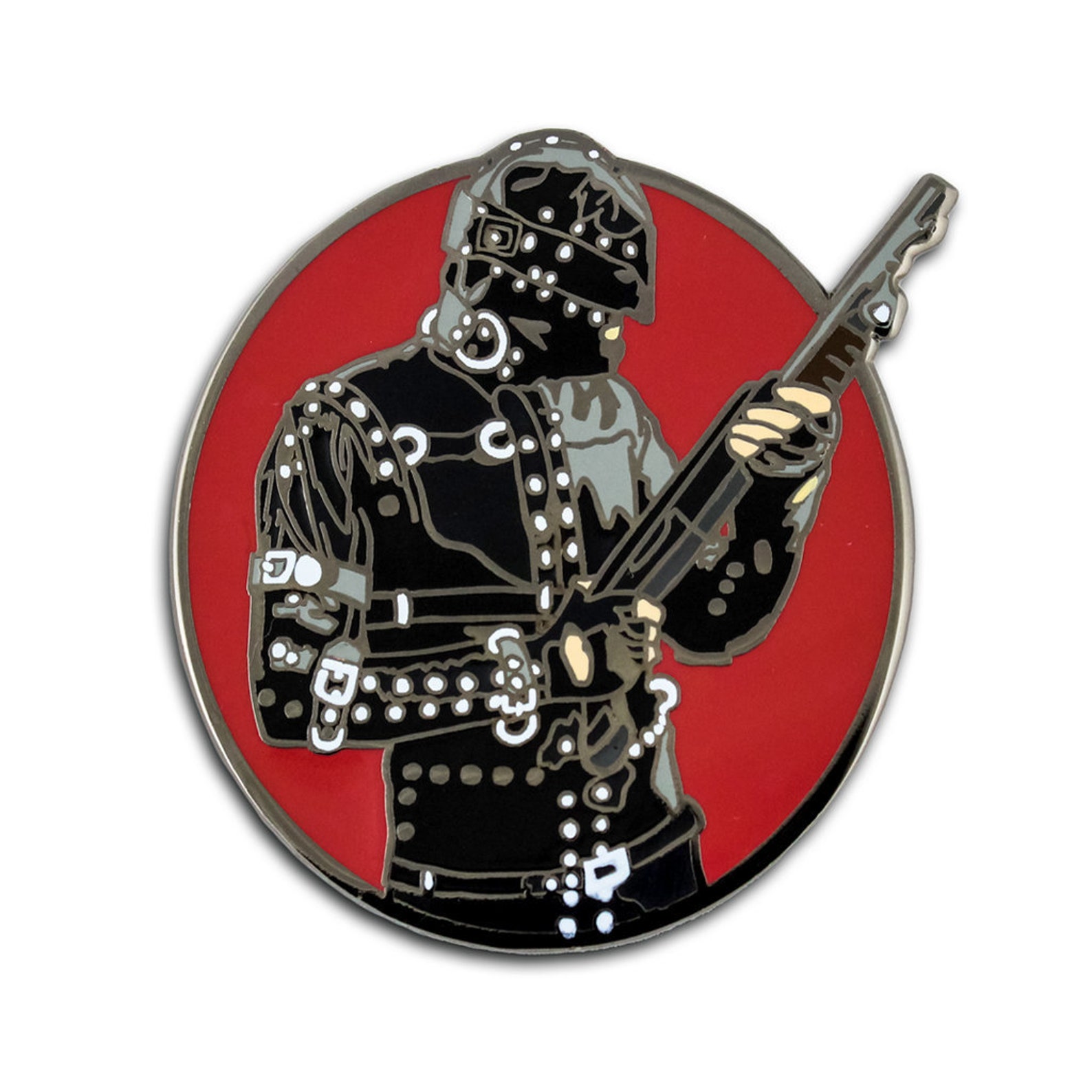 Leather Daddy Pin Bondage Pin Gag Ball Red Bdsm Horror Etsy