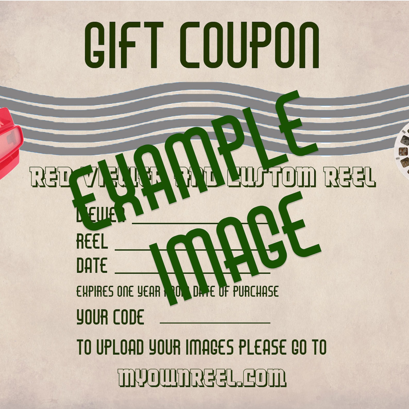 Personalised Viewmaster Style Custom Reels Disc Own Photos My Images ...