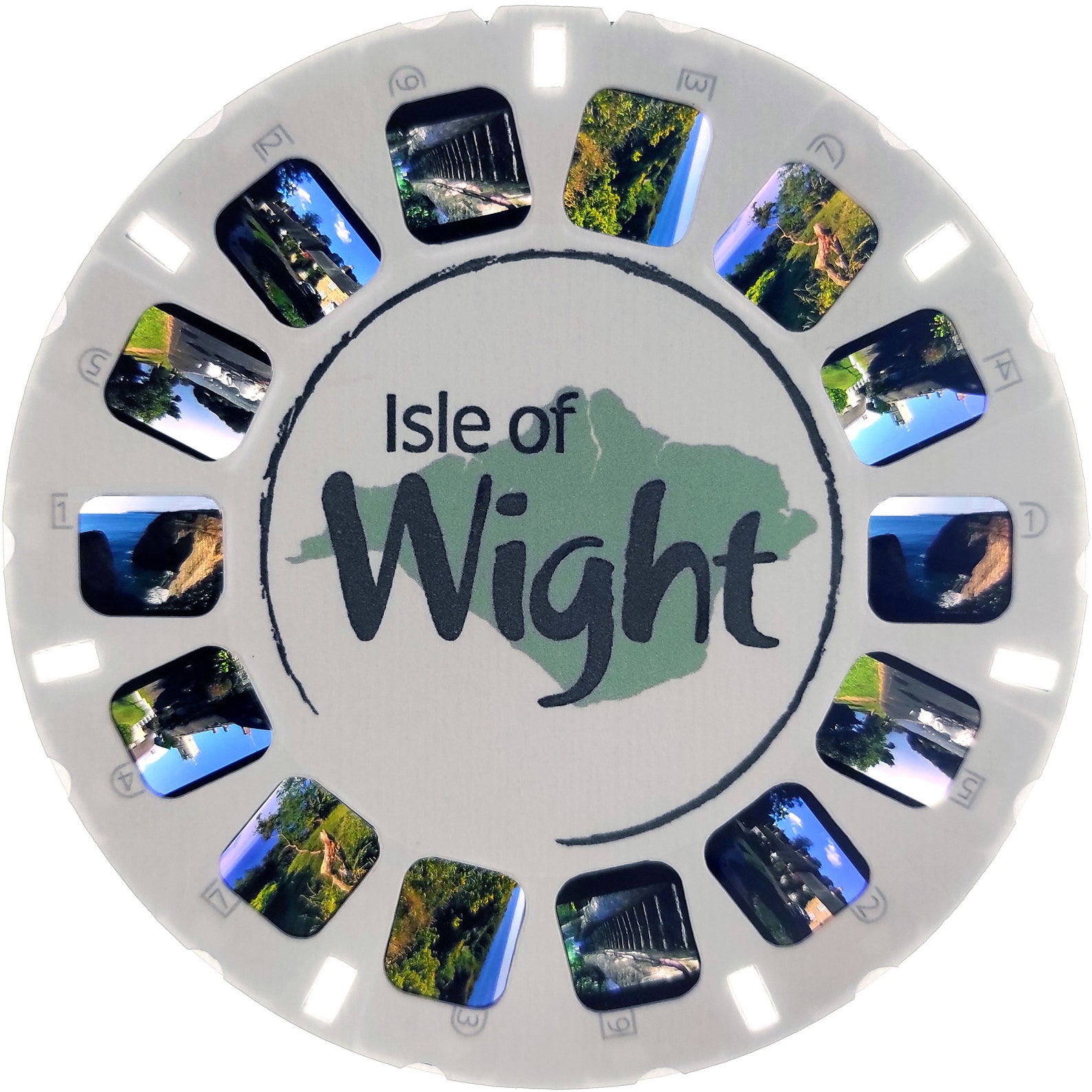 Personalised Viewmaster Style Custom Reels Disc Own Photos My Images ...