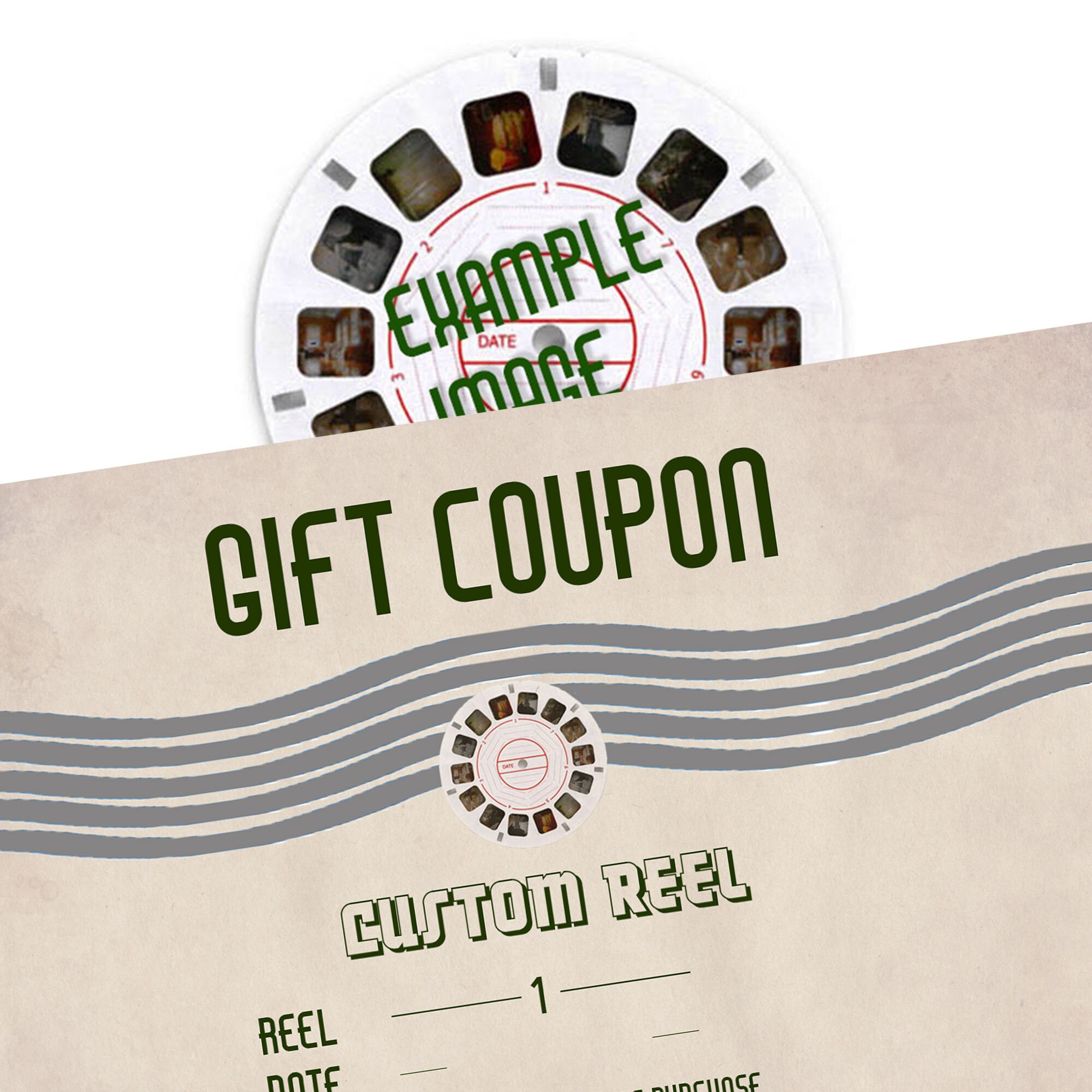 Personalised Viewmaster style custom reels disc own photos my | Etsy