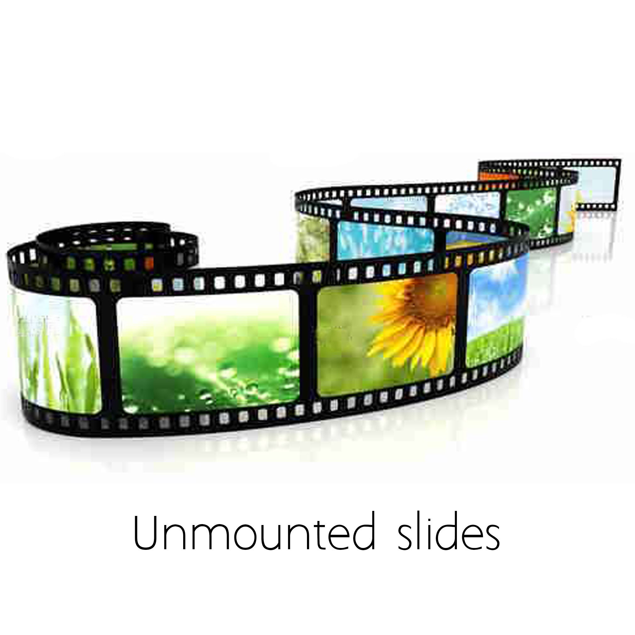 Custom Slides / Film Strips Colour Personalised From Digital Images ...