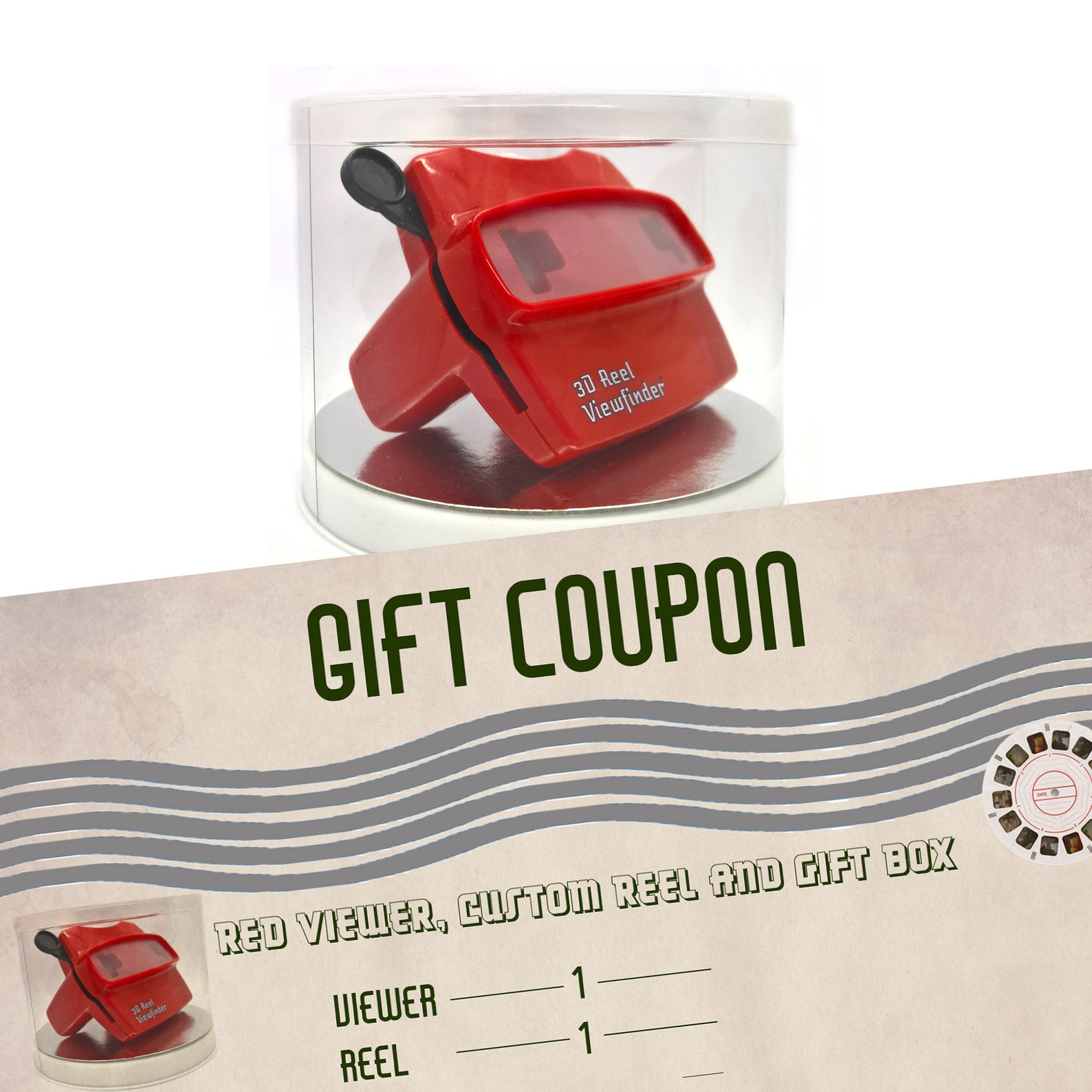 Personalised Viewmaster Style Custom Reels Disc Own Photos My - Etsy