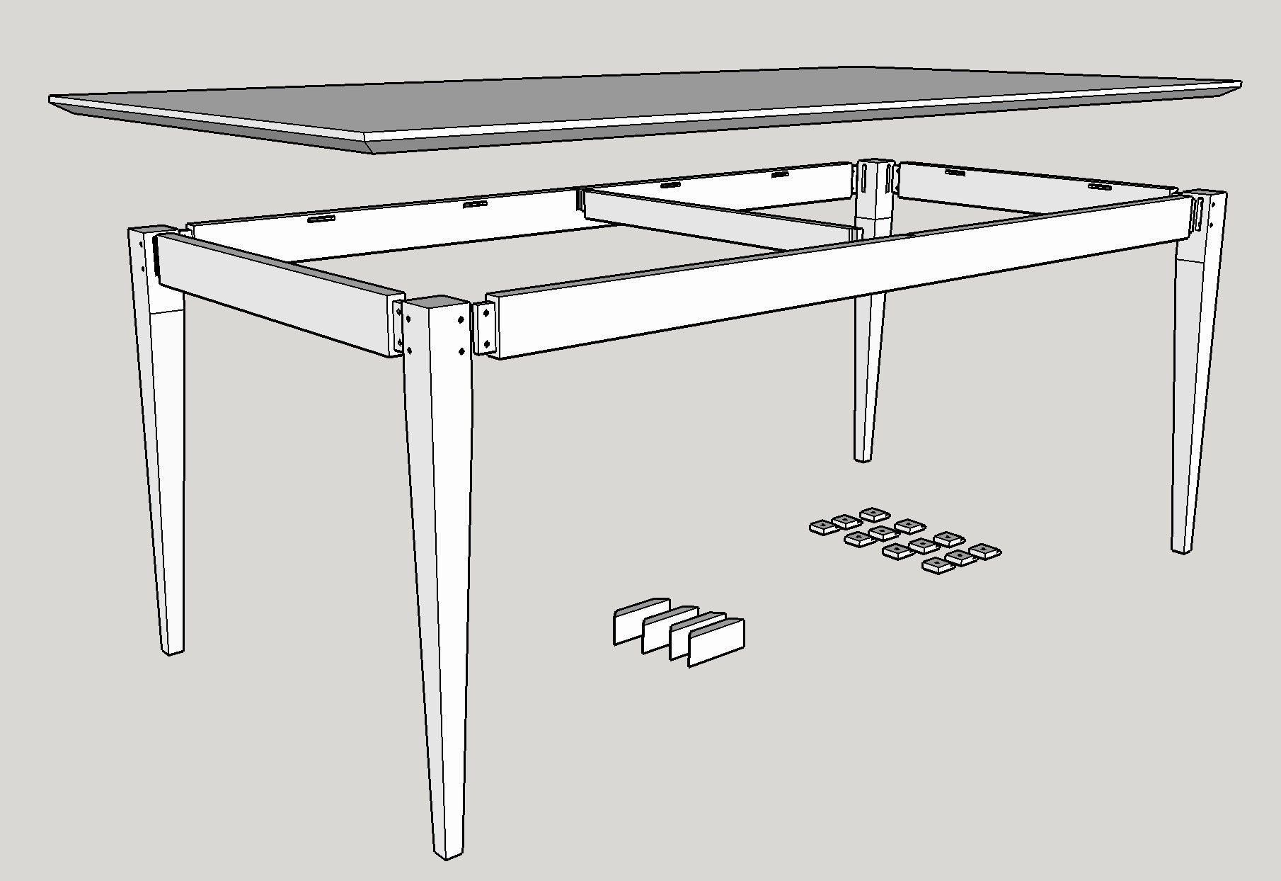 Dining Table Woodworking Plans [+FREE Full Build Video] - Etsy