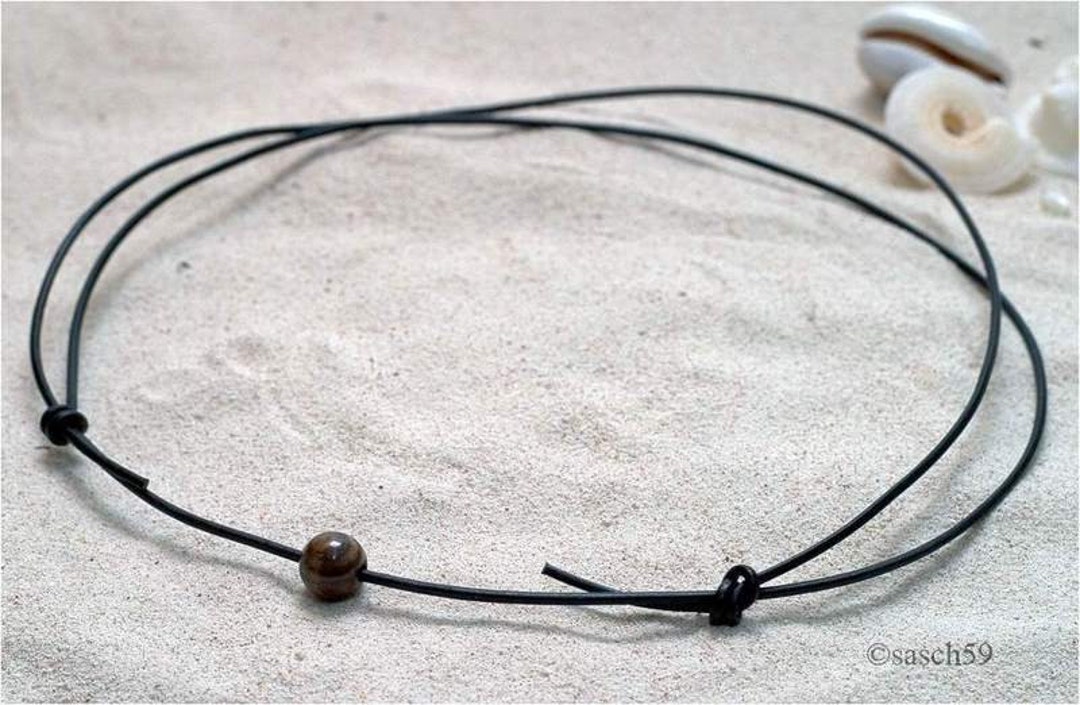 Surfer Chain, Leather Chain Surf Style Buffalo Leather 1.6b - Etsy