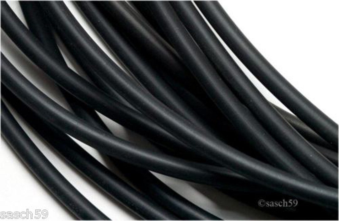 Rubber Strap Rubber Cord Rubber 6 Mm 10 M Black - Etsy