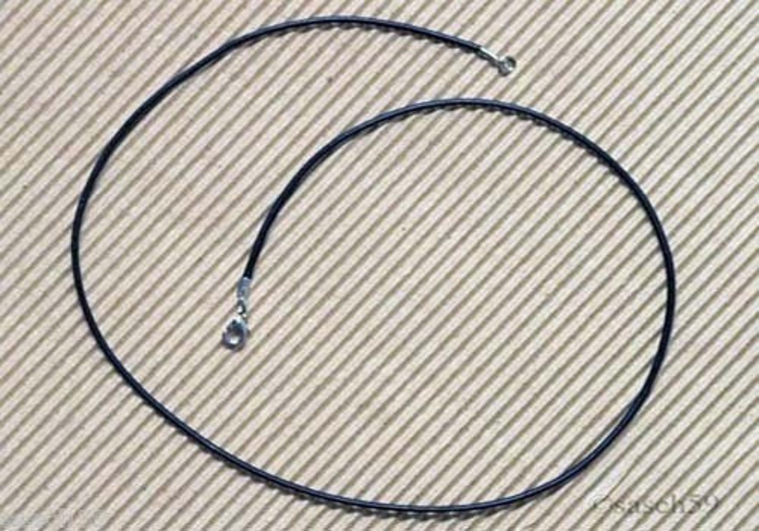 Leather Chain Leather Chain Made to Measure Leather Necklace Leather ...
