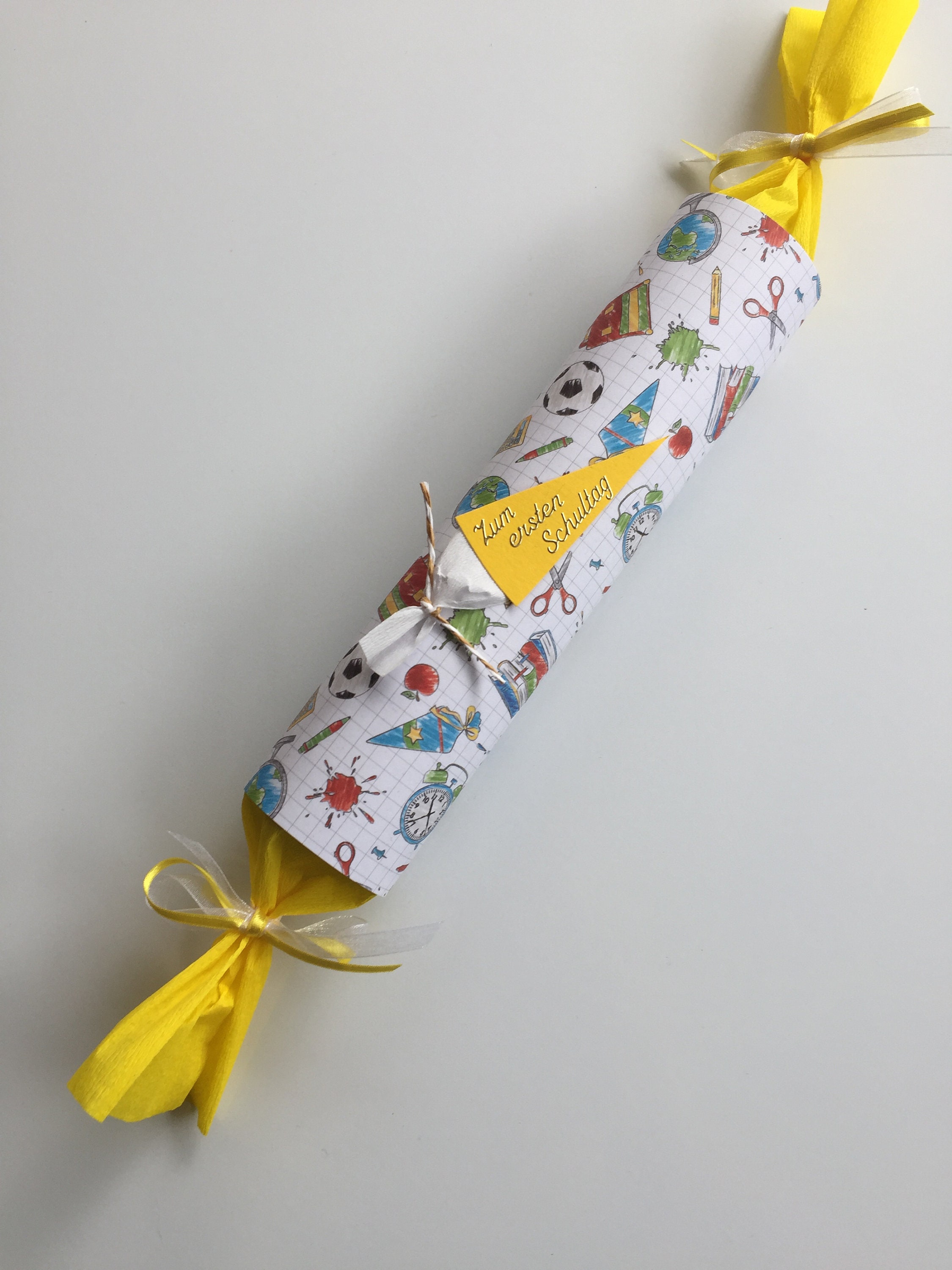 Gift Roll Motif Box Guest Gift Money Gift School Enrolment - Etsy UK