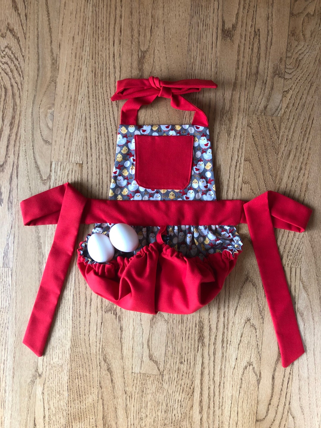 Egg Gathering Apron, Egg Gathering Apron for Kids, Kids Garden Apron ...