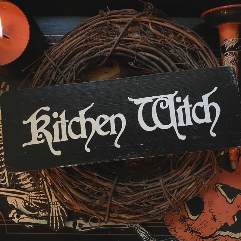 Kitchen Witch Sign - Etsy