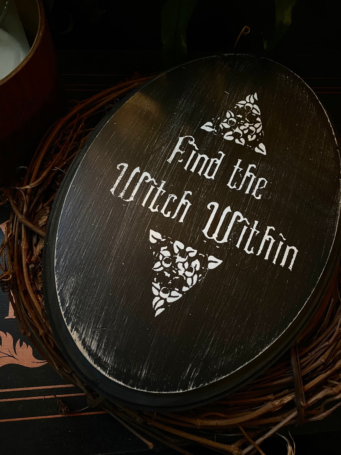 Witch Within Plaque, Witch Decor, Witchcraft, Pagan, Wicca, Goth ...