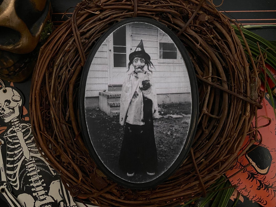 Vintage Witch Plaque, Halloween, Vintage Halloween, Halloween Decor ...