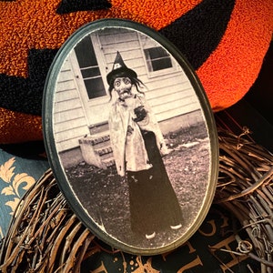 Vintage Witch Plaque Halloween Vintage Halloween Halloween | Etsy
