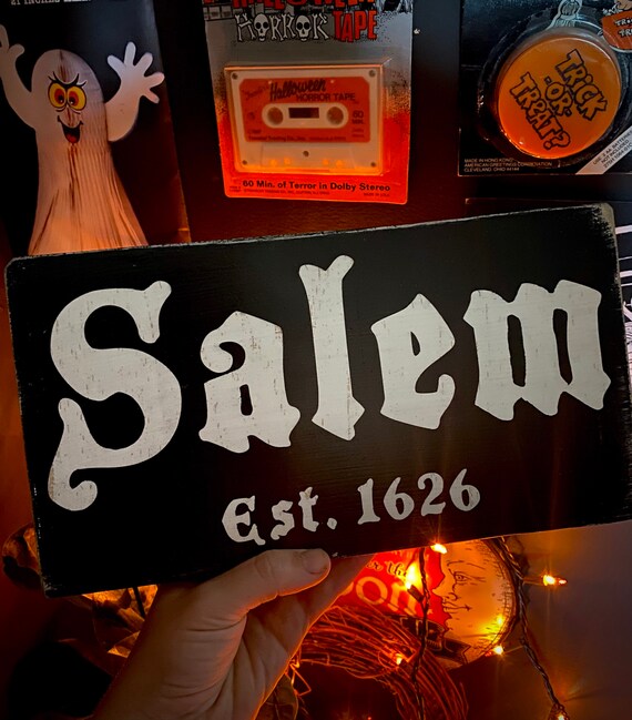 Salem Primitive Sign Witch Witchcraft Altar Occult - Etsy