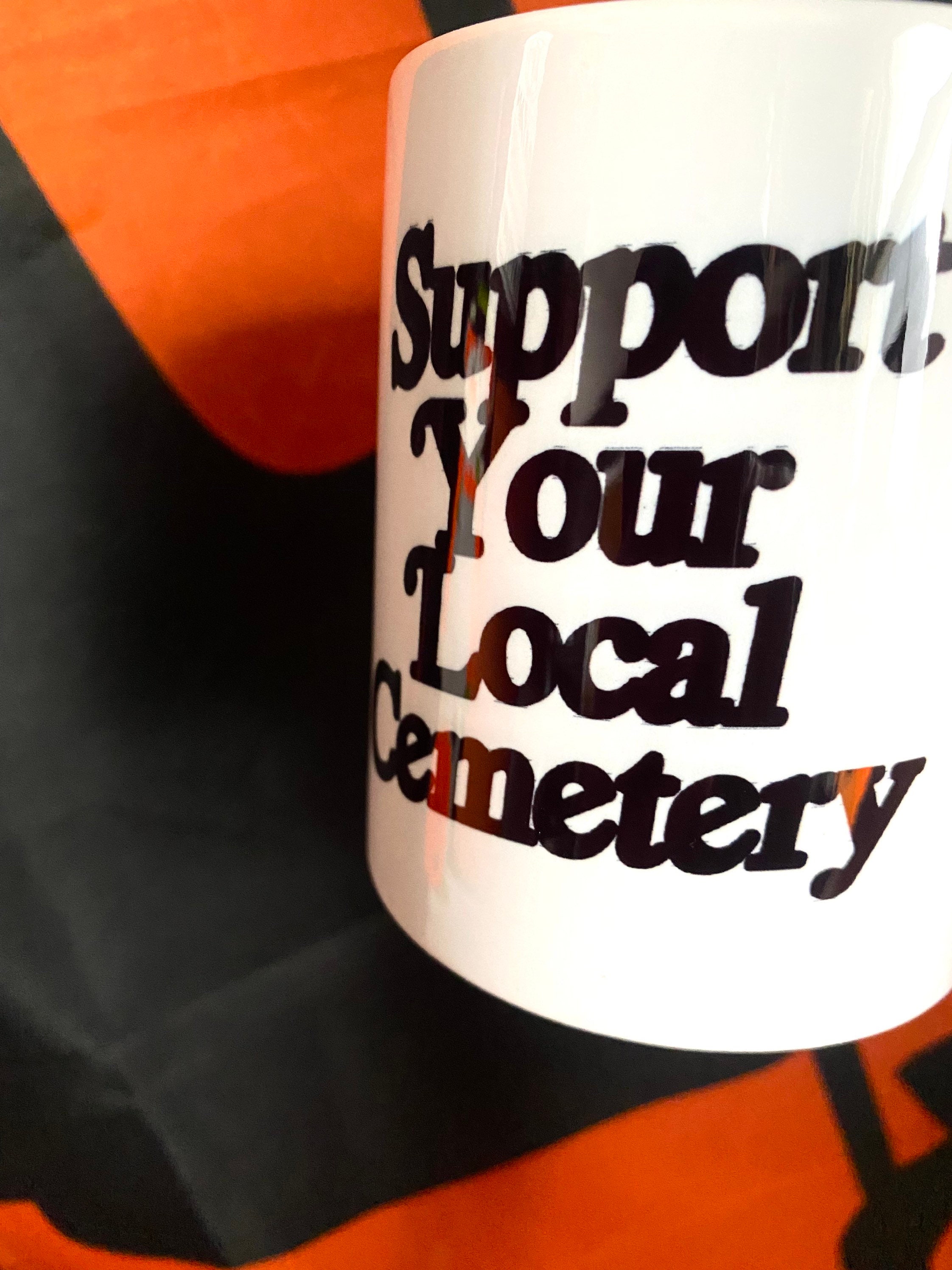 Retro Cemetery Mug Vintage Aesthetic Mug Kitschy Aesthetic - Etsy