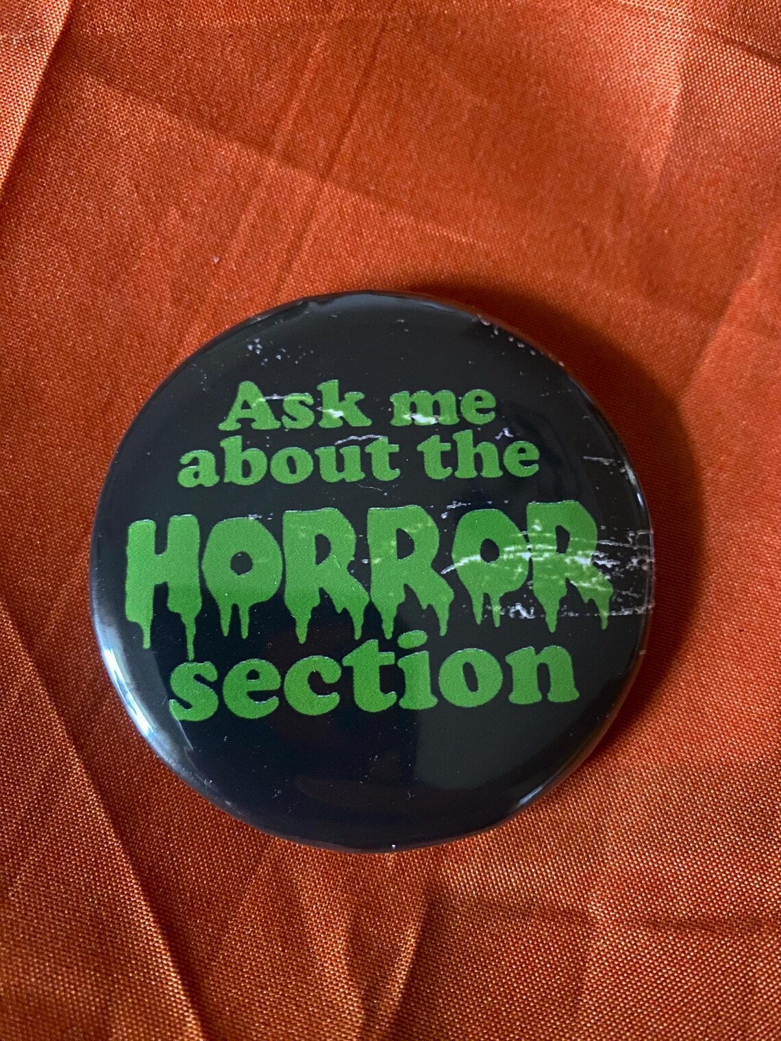 Retro-style Horror Halloween Buttons TRIO - Etsy