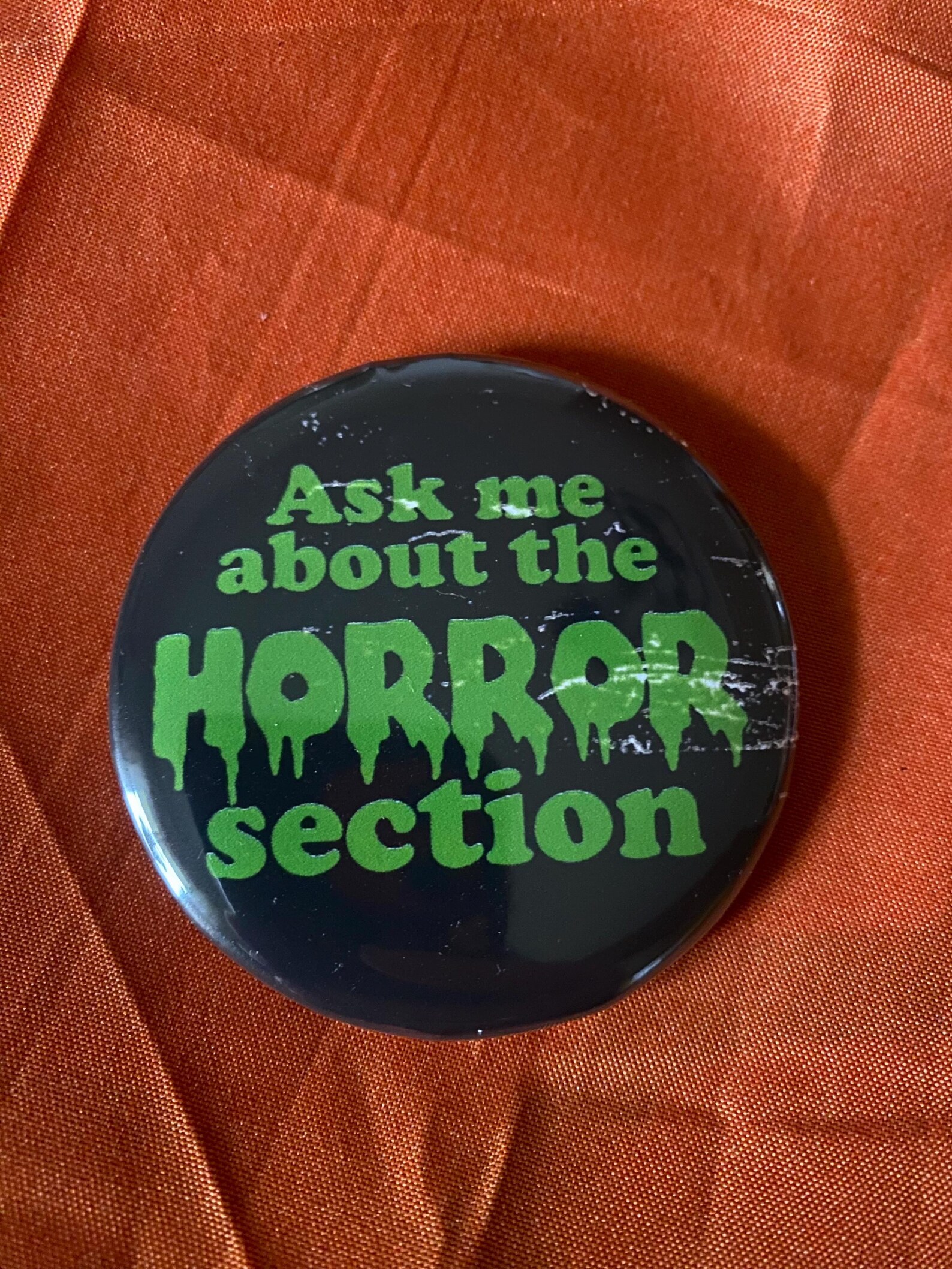Retro-style Horror Halloween Buttons TRIO - Etsy