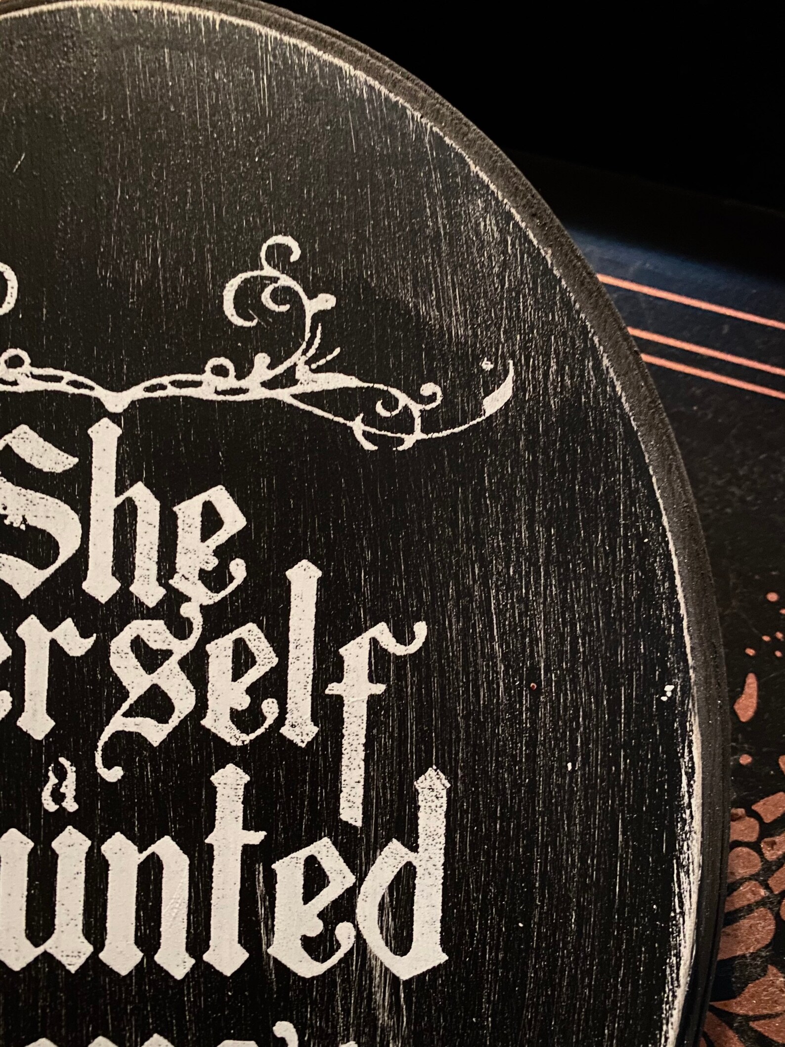 Haunted House Plaque Witchcraft Gothic Witch Spooky | Etsy