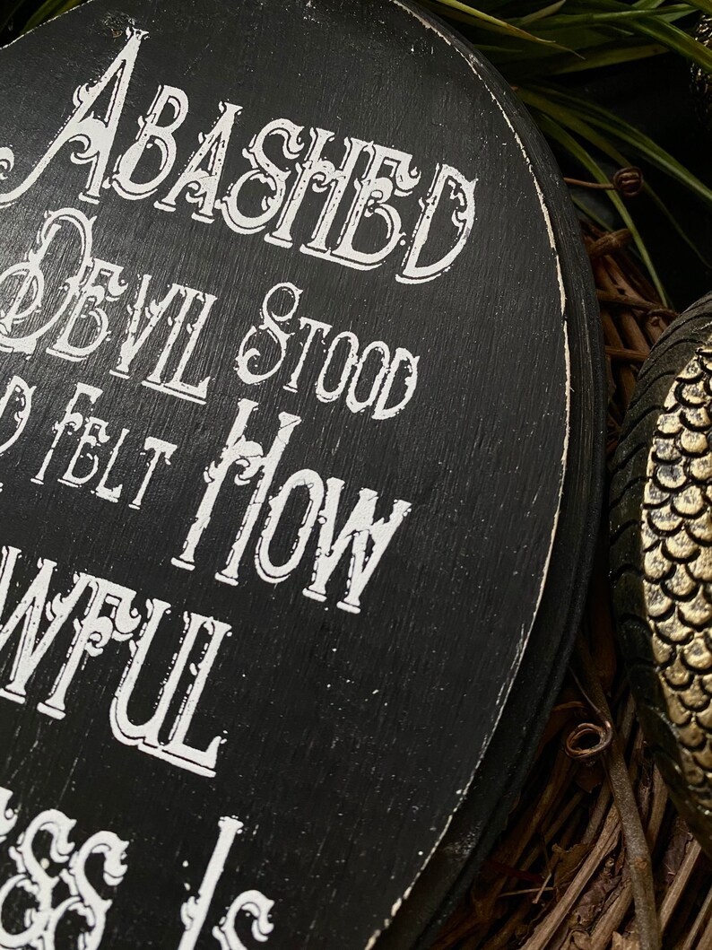 Awful Goodness Sign the Crow Halloween Horror Gothic - Etsy