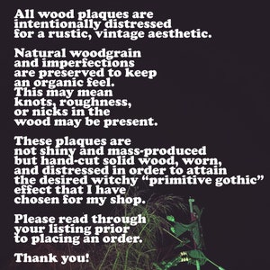 Funeral in Progress Wood Sign, Goth Wall Decor - Etsy