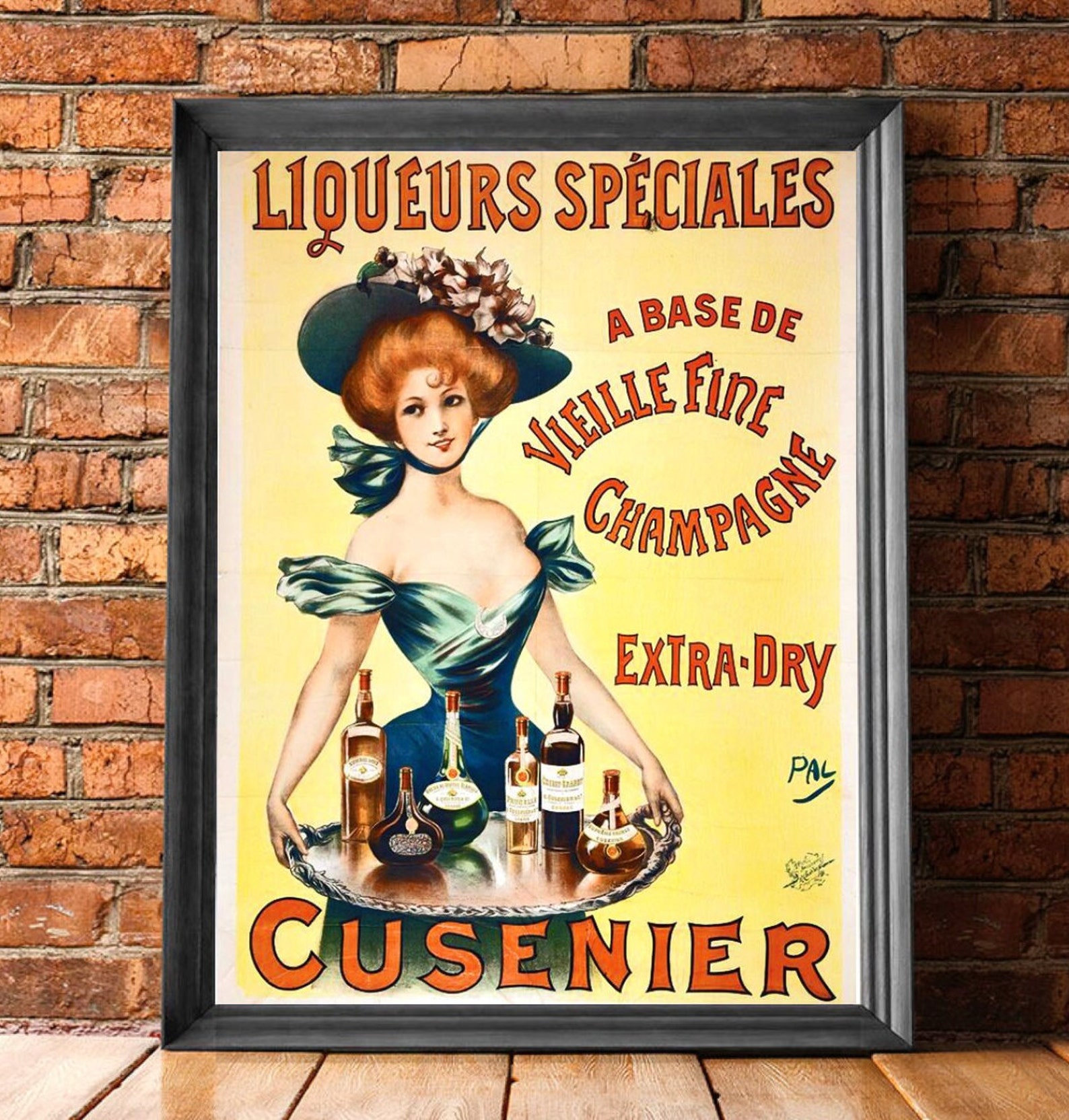 VINTAGE liqueurs Speciales Art Print Poster, 1900s Antique Bar Decor ...