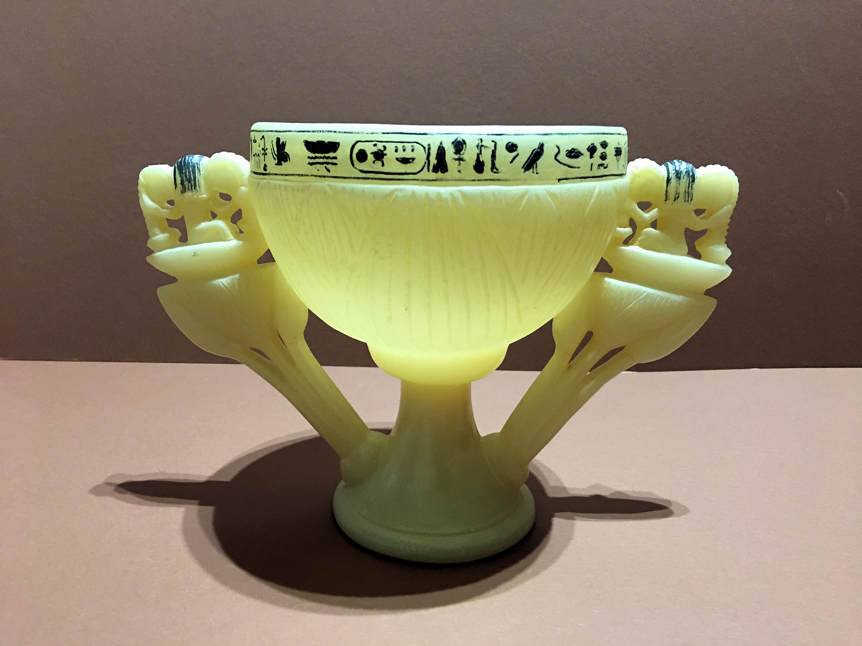 Ancient Egyptian Alabaster Bowl Replica rare Find - Etsy