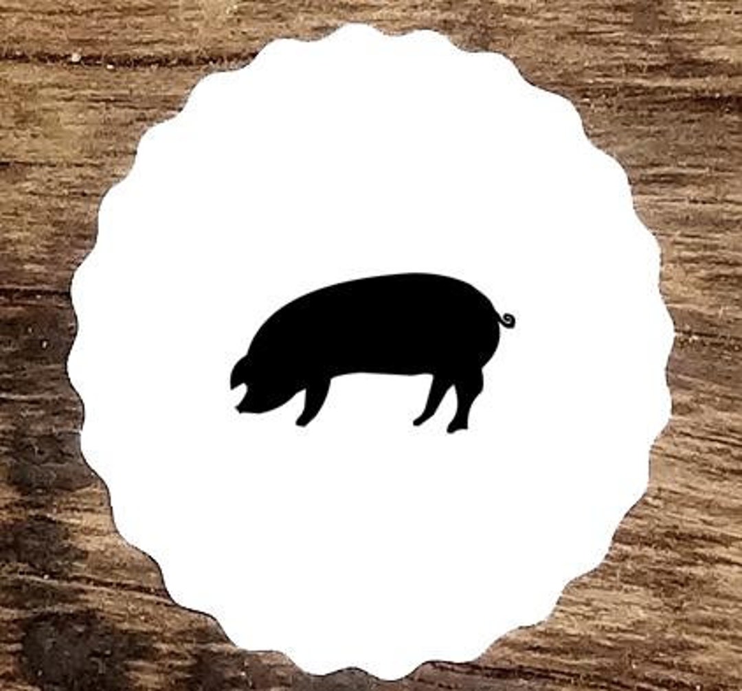 Stamp lucky Pig - Etsy
