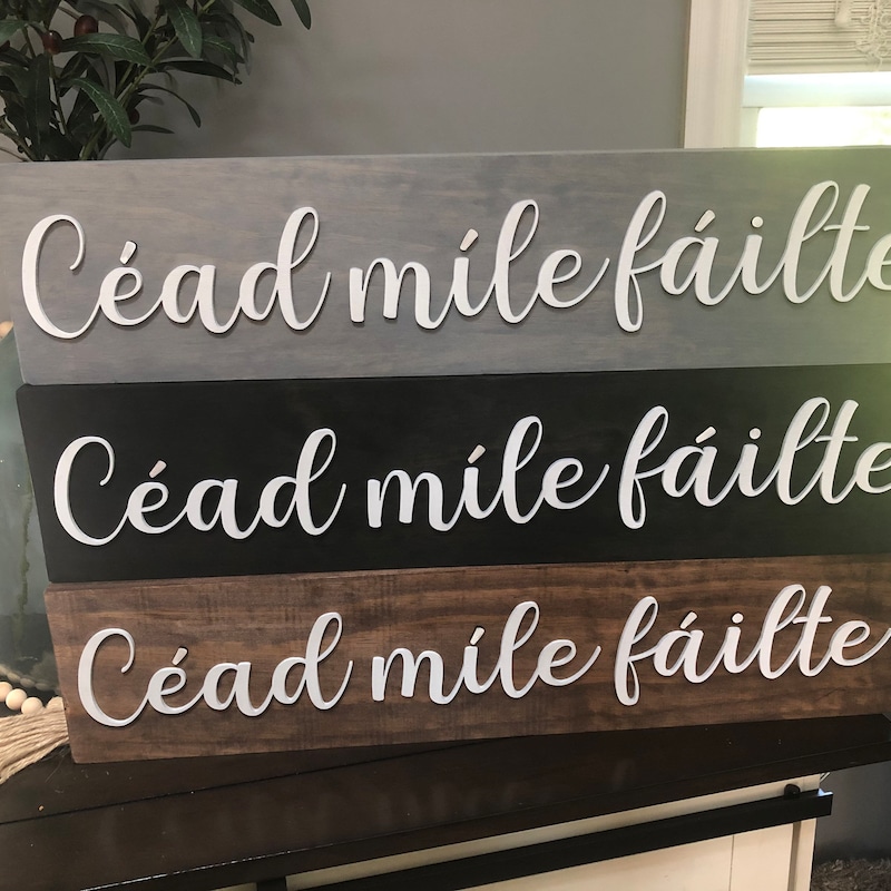 Cead Mile Failte - Etsy