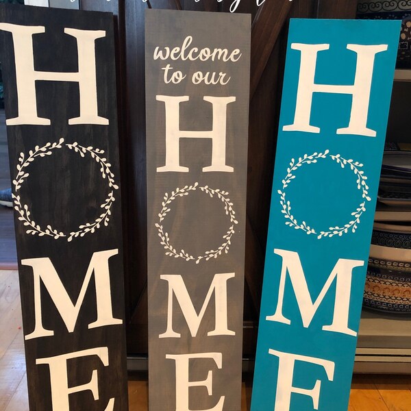 Hand Painted Vertical Signs - Etsy